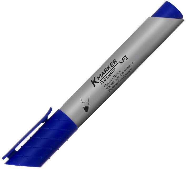 Kores Маркер для флипчартов по бумаге синий