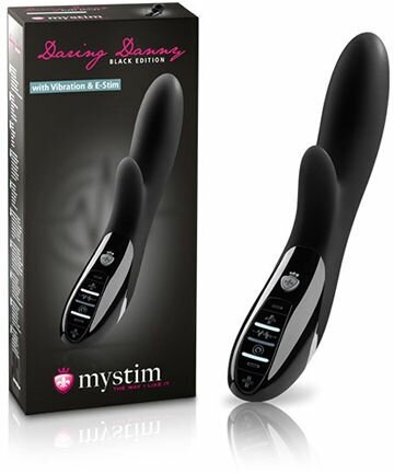 Daring Danny eStim Vibrator, Black Edition Вибромассажер с электростимуляцией
