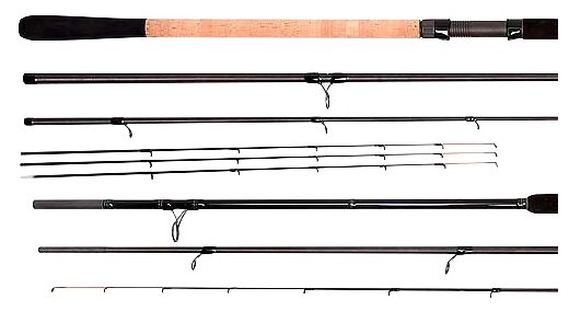 Удилище SALMO фидерное Team Energy Feeder 3.90м до 85г 263г 3+4сек. F