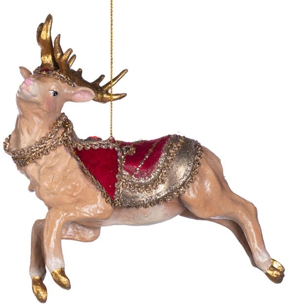 Елочная игрушка Олень Галахад из Шварцвальдского леса 18 см, подвеска, Goodwill, B90255-2
