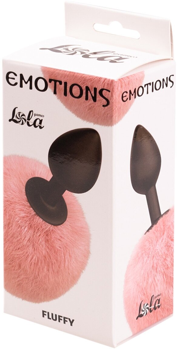 Анальная Пробка с Хвостом Emotions Fluffy Pink