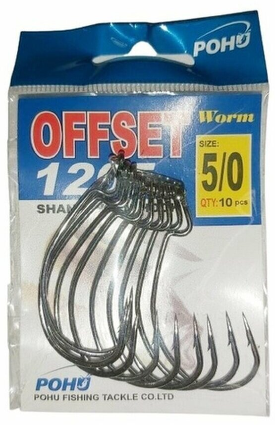 Крючки рыболовные офсетные/offset