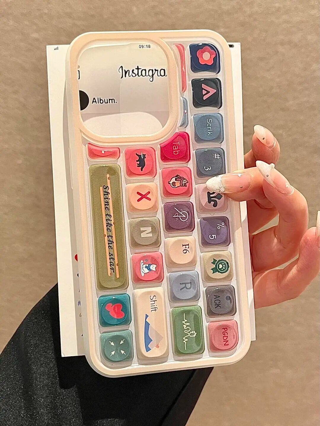 Простая клавиатура, чехол для телефона с клавиатурой для iPhone 16 15 Pro Max 14 11 13 12 XR 8 7 Plus XS MAX Cover