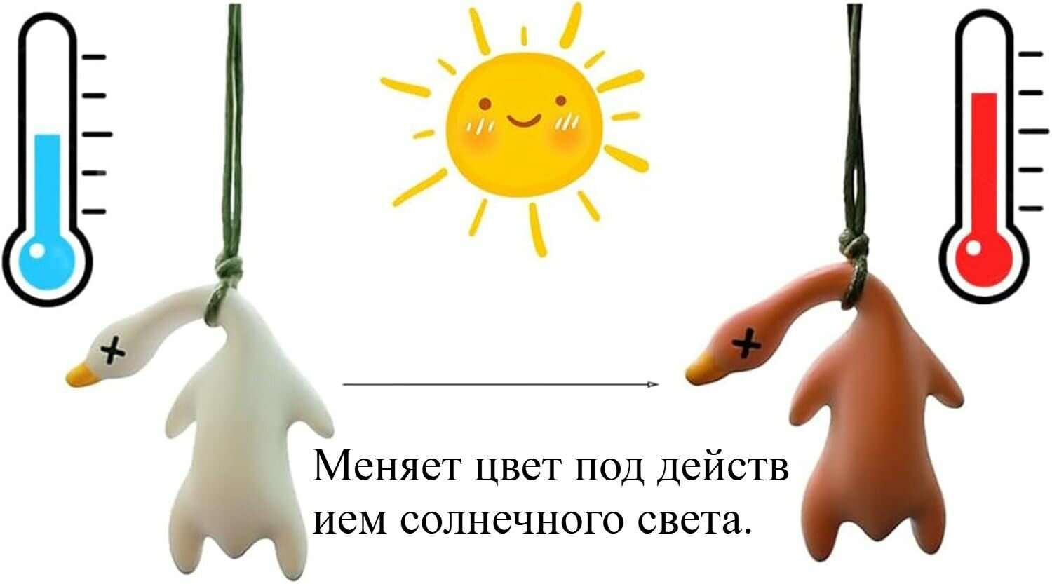 Обесцвечивание подвески автомобиля из-за жареной утки
