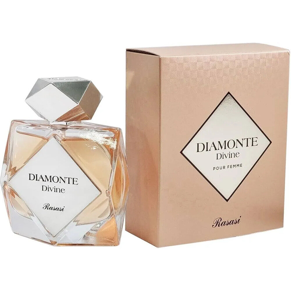 Парфюмерная вода для женщин Rasasi Diamonte Divine 100 мл / Духи Расаси Диамонте Дивине / Божественный бриллиант