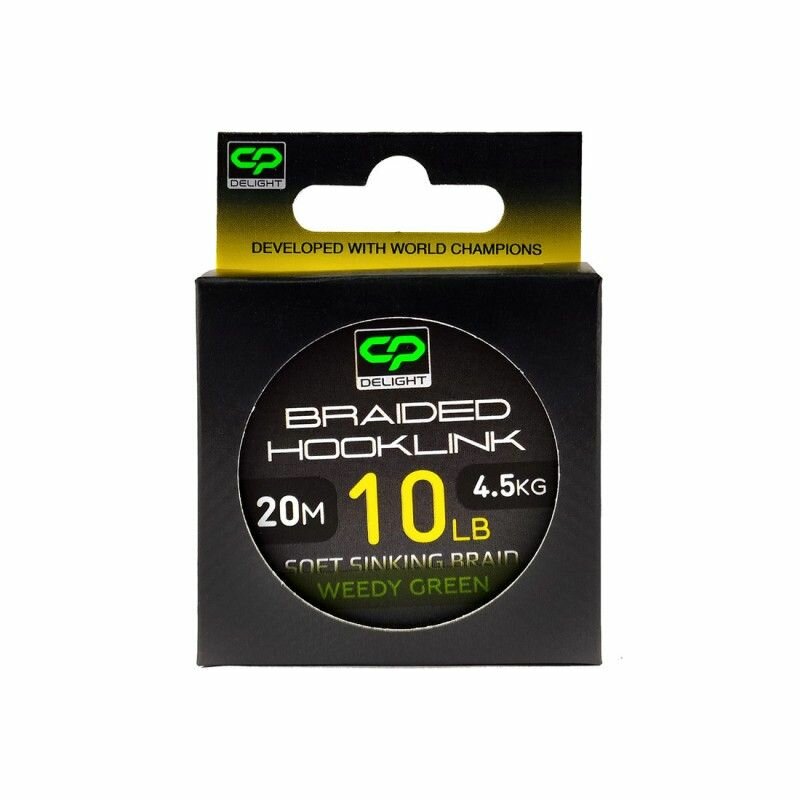 CARP PRO Поводковый материал Delight Sinking Hooklink зеленый 10lb 20м