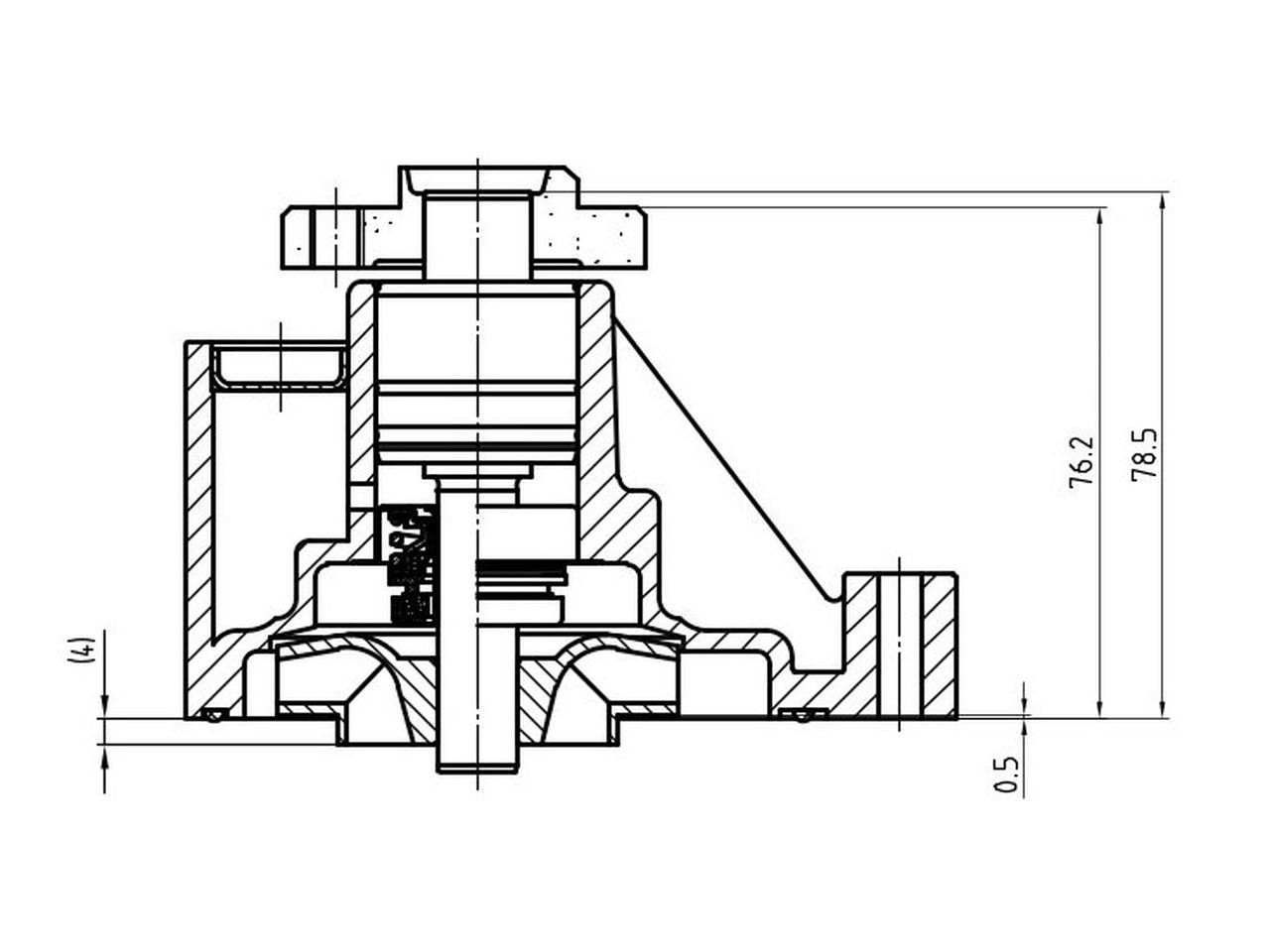 UNIO WAP-10044 (03C121005N / 03C121005NV / 03C121005NX) помпа водяная VW Polo (Поло) V 10-, Passat (Пассат) b6, b7 07-, Skoda (Шкода)