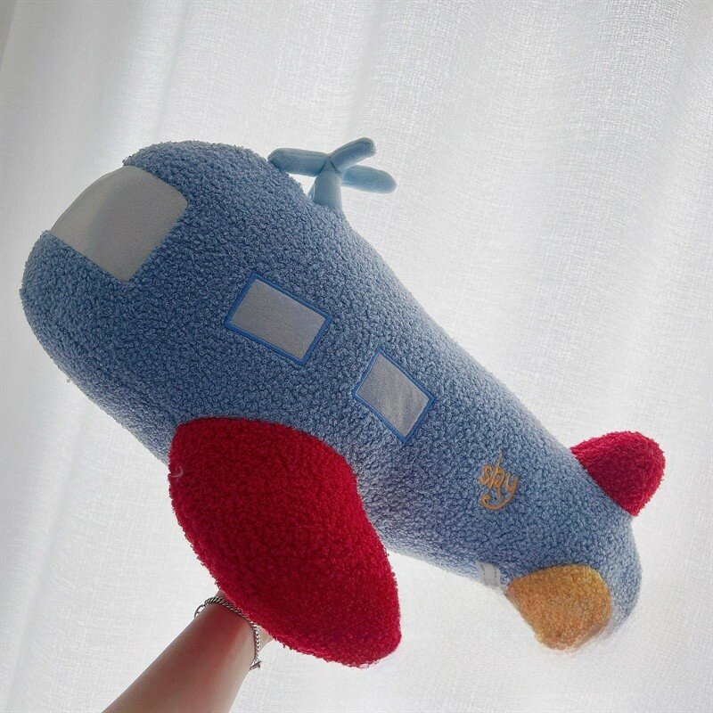 Space ufo and rocket plush toys with soft material for kids sleep and play