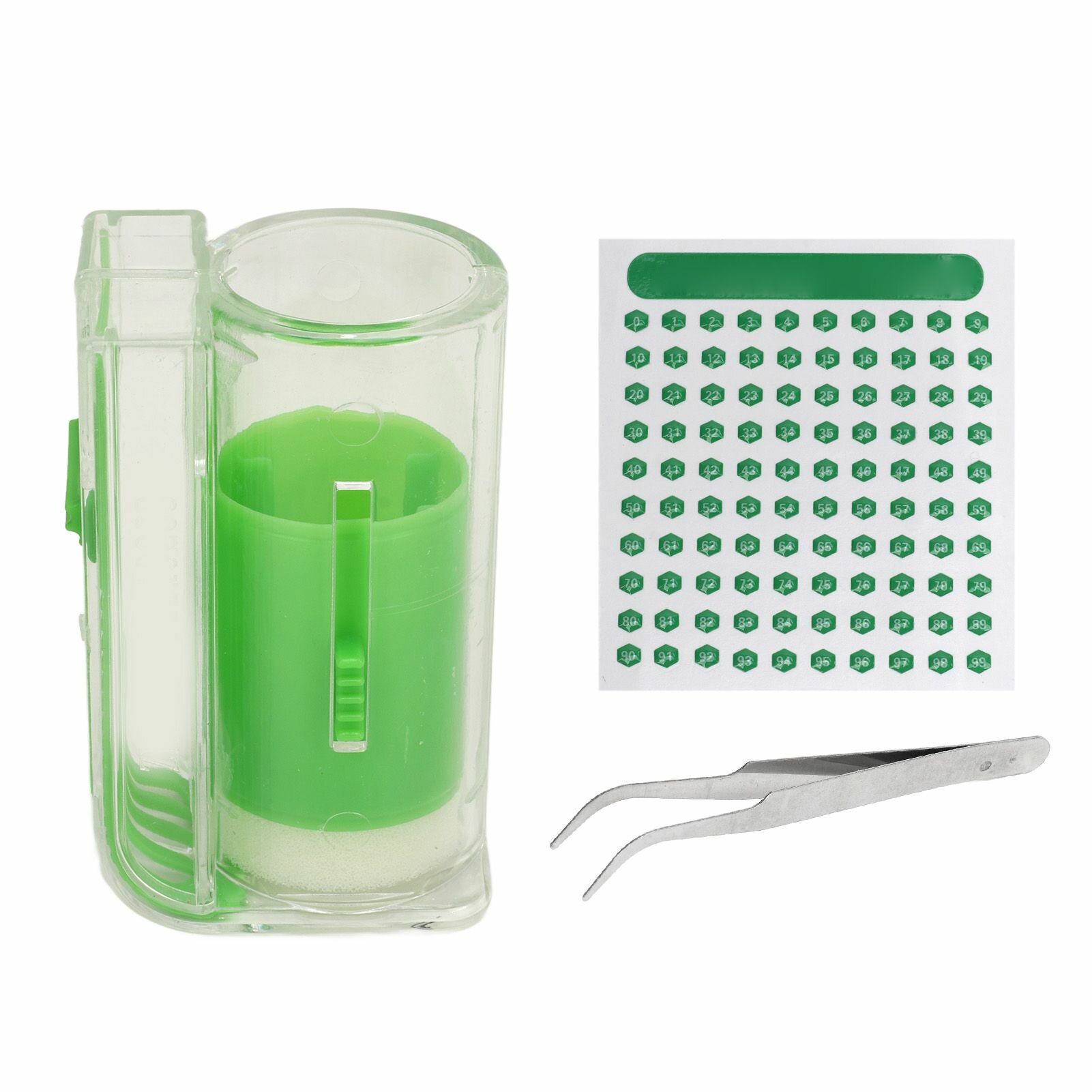 Набор наклеек для маркировки пчелиной матки с номерами от 1 до 99