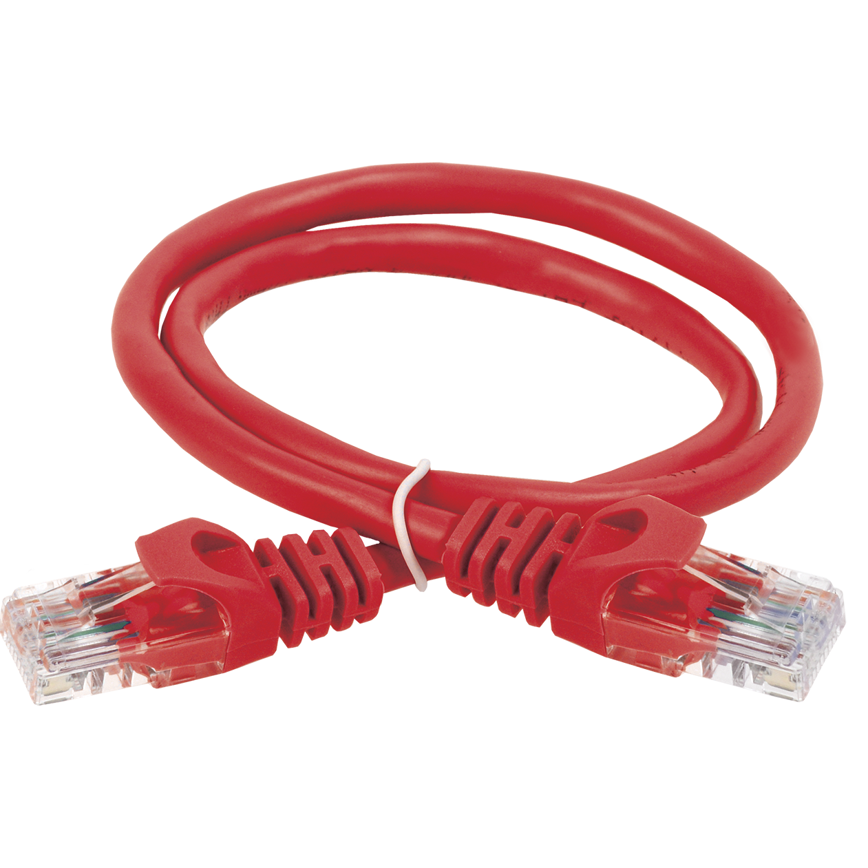 Шнур коммутационный (патч-корд) кат.5Е UTP 1м красный GENERICA, IEK PC04-C5EU-1M-G (1 шт.)