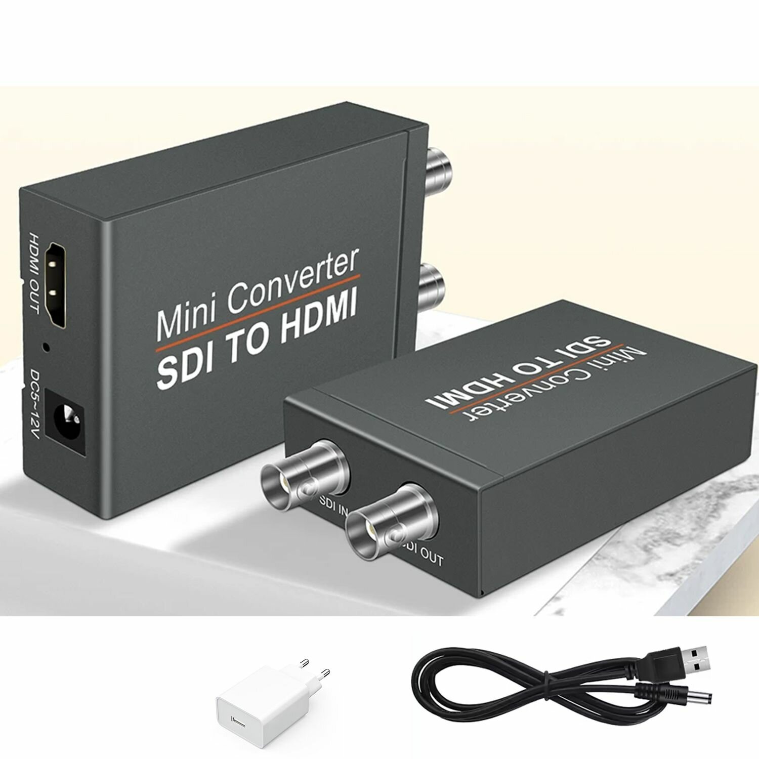 Конвертер sdi- hdmi, Совместимый конвертер Mini HD 3G SDI в HDMI с функцией автоматического определения формата аудио