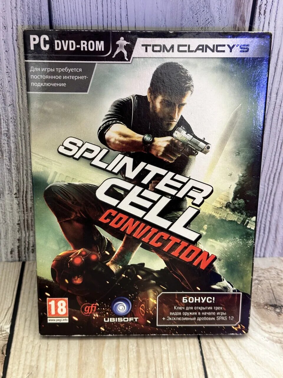 Диск с игрой Splinter Cell Conviction (русская версия) для пк лицензия