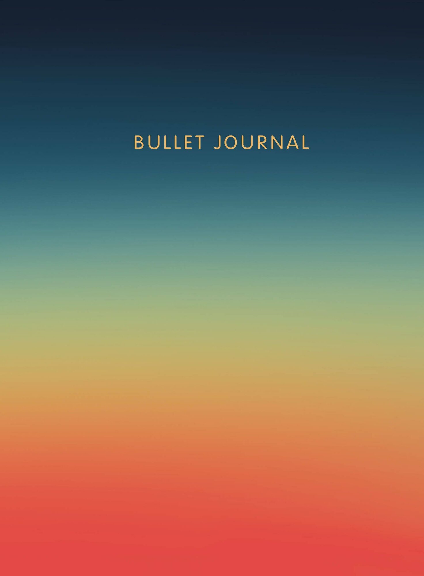 Книга для записей А5 160стр тчк. "Bullet Journal (закат)" с наклейками