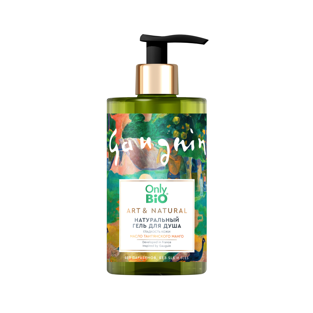 Only bio art&natural гель для душа гладкость кожи масло таитянского манго 420 мл