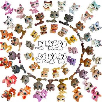 3 шт./компл. LPS игрушки Littlest Pet Shop лпс стоечки стоячки, Хаски, Олень, Лиса, Персидская кошка , подарок для девочки
