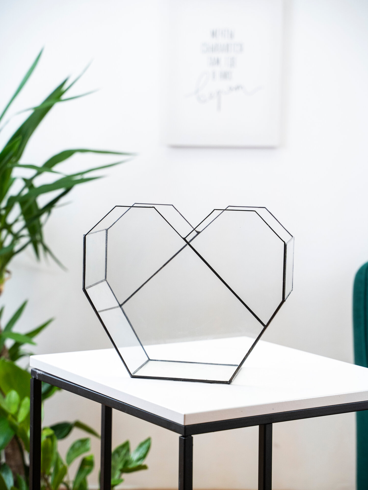 Geo Glass: Кашпо для цветов , прозрачный горшок для растений , стеклянное изделие