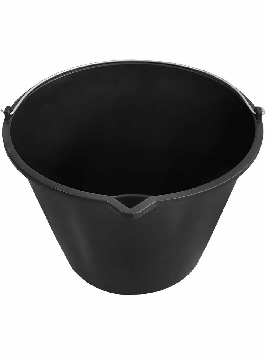 Ведро строительное пластиковое волат 16 л (с мерной шкалой и носиком) (20803-16)