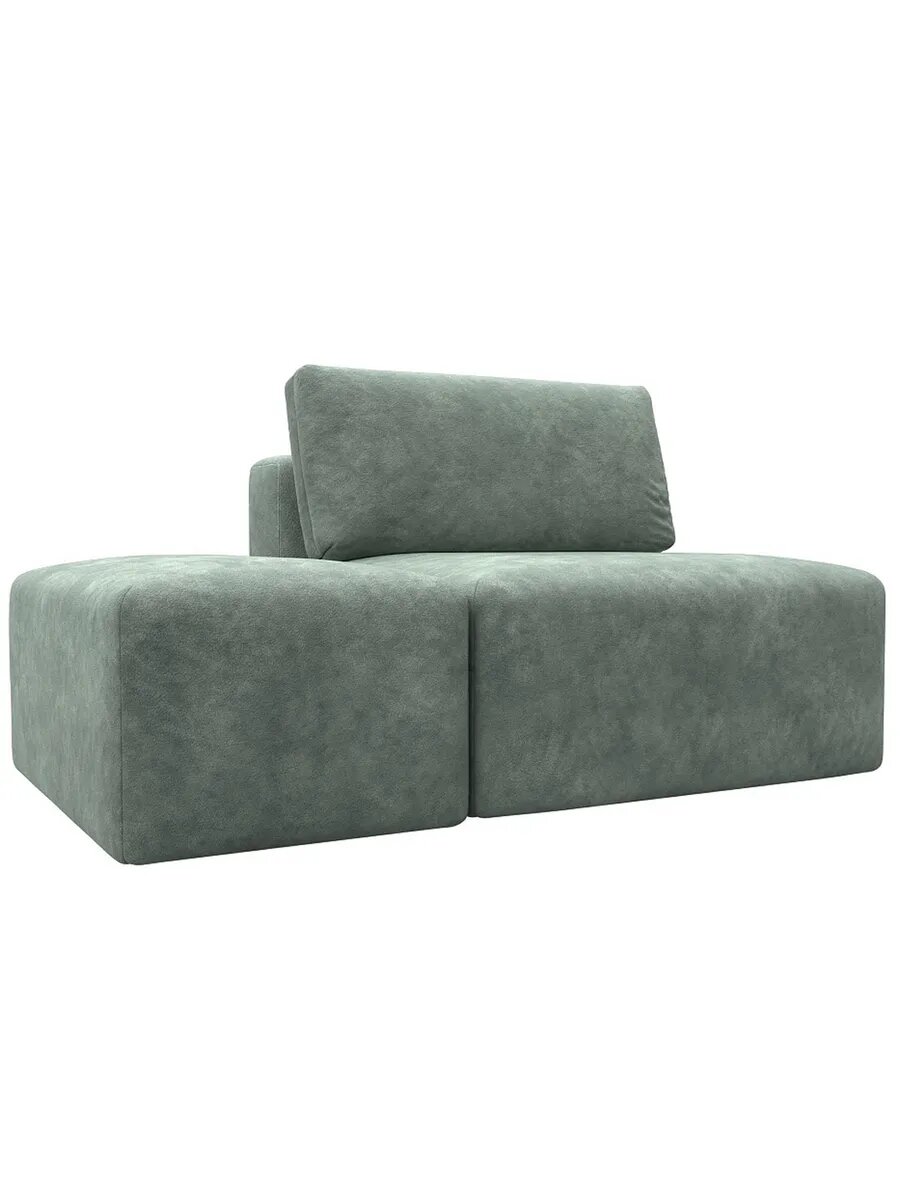 Модули диван и пуф из модульного набора Лего, с ящиком для белья, велюр