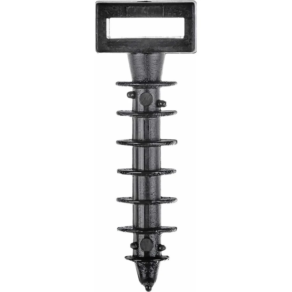 Gigant Дюбель под хомут-стяжку, 6x35мм, нейлон, 100шт. черный 123996