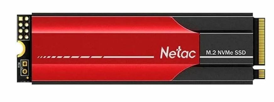 500 ГБ SSD M.2 накопитель NETAC N950E Pro (NT01N950E-500G-E4X) - PCI-E 3.0, чтение - 3500 Мб/с, запись - 2200 Мб/с, 3D NAND