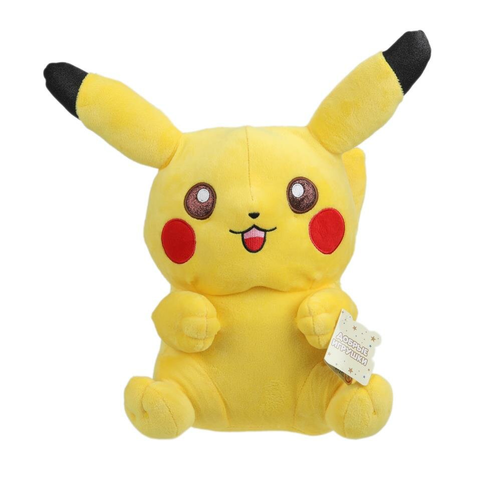 Игрушка мягкая "Пикачу", 30 см. глаза блестящие Добрые игрушки M125221PC-30NS-SY