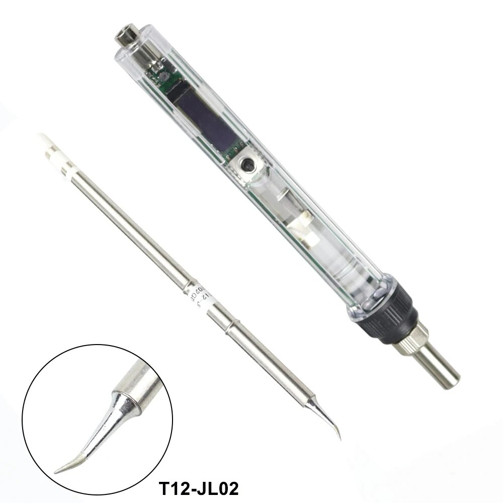 Цифровой OLED T12 мини-паяльник 72 Вт With T12-JL02 Tip