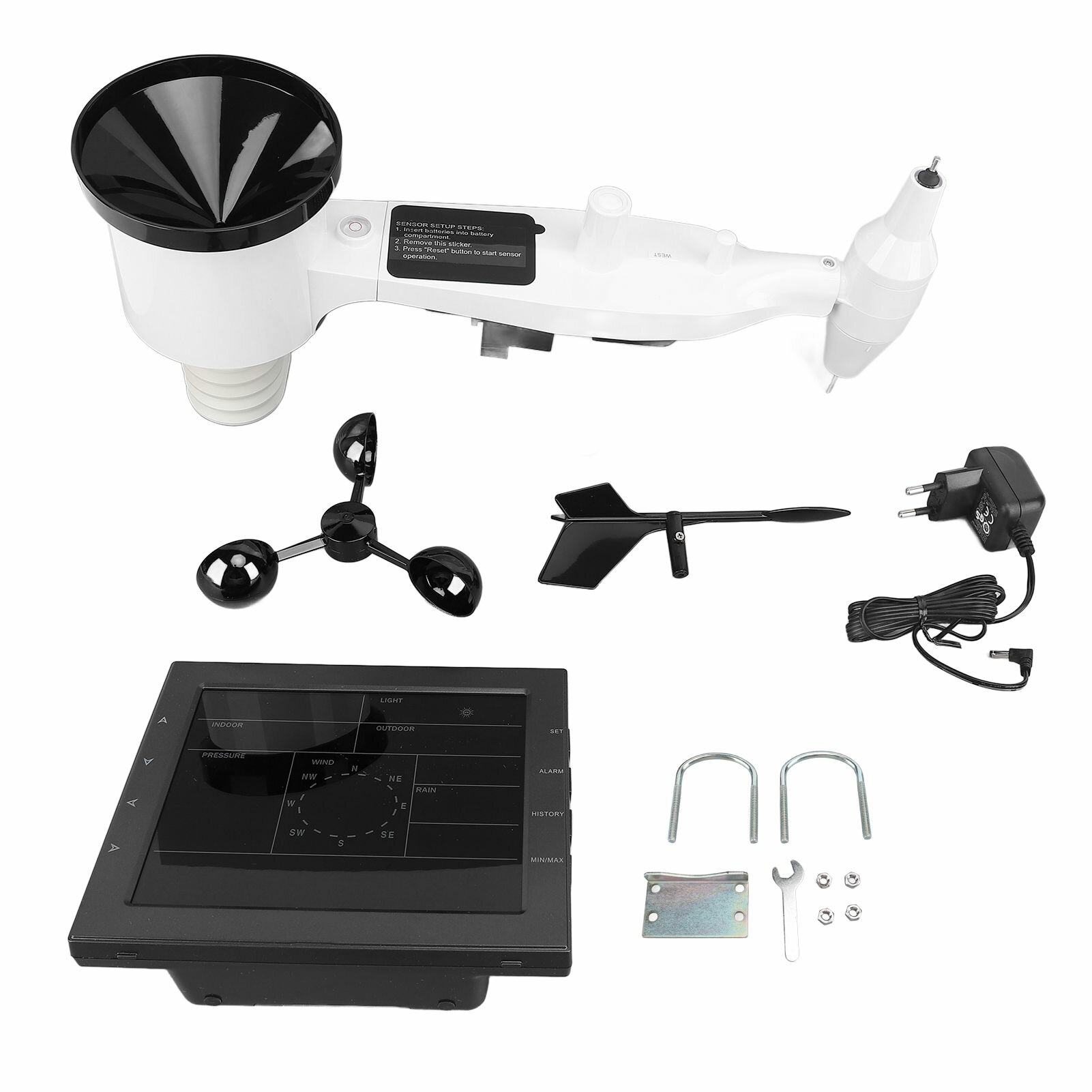 Станция прогноза погоды с УФ, тестом и осадкомером