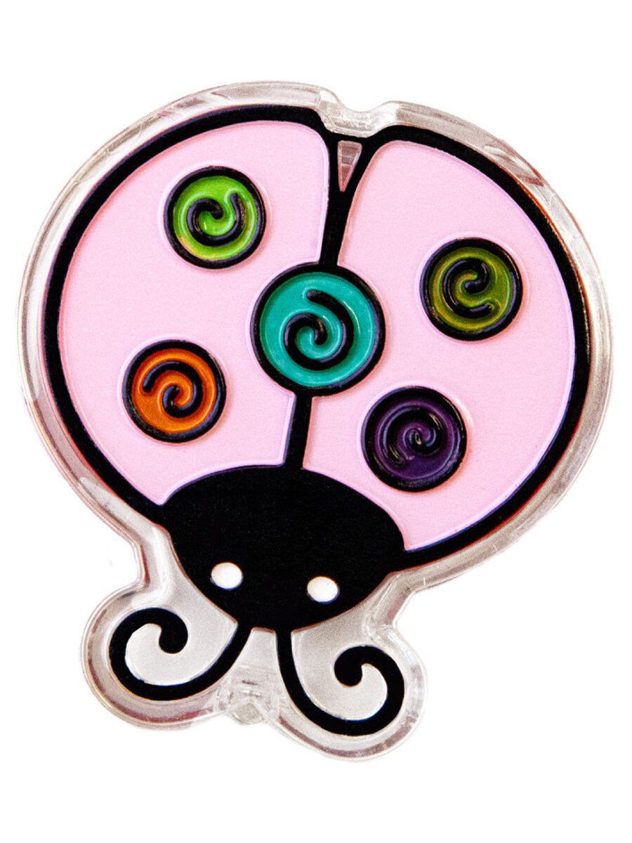 Ffleur Блеск для губ Божья коровка Ladybird, аромат клубника, 2.5 г