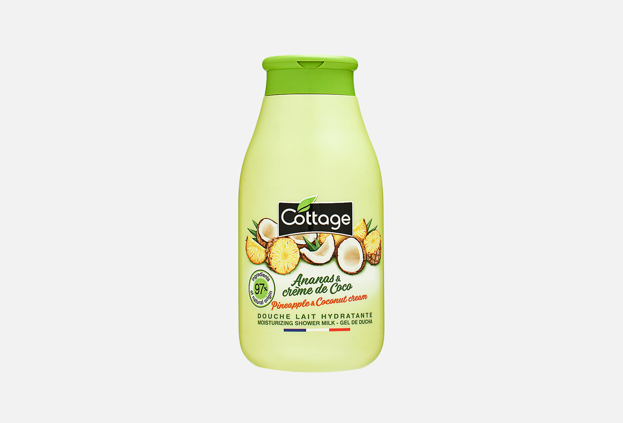 Увлажняющее молочко для душа COTTAGE Pineapple & Coconut cream 250 мл