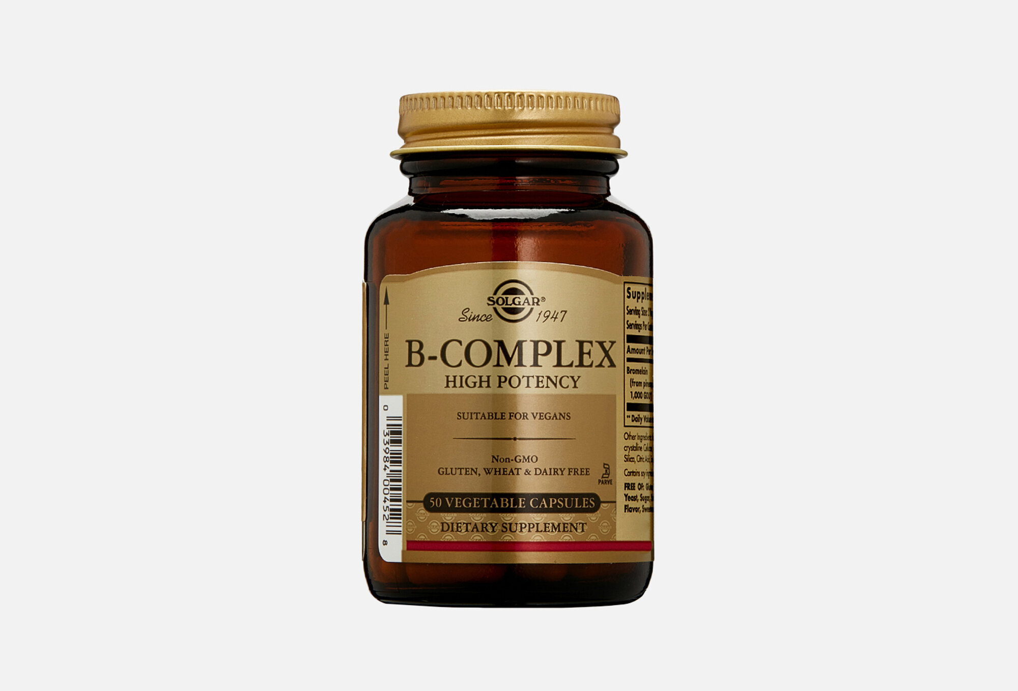 Комплекс витаминов SOLGAR B-Complex в капсулах
