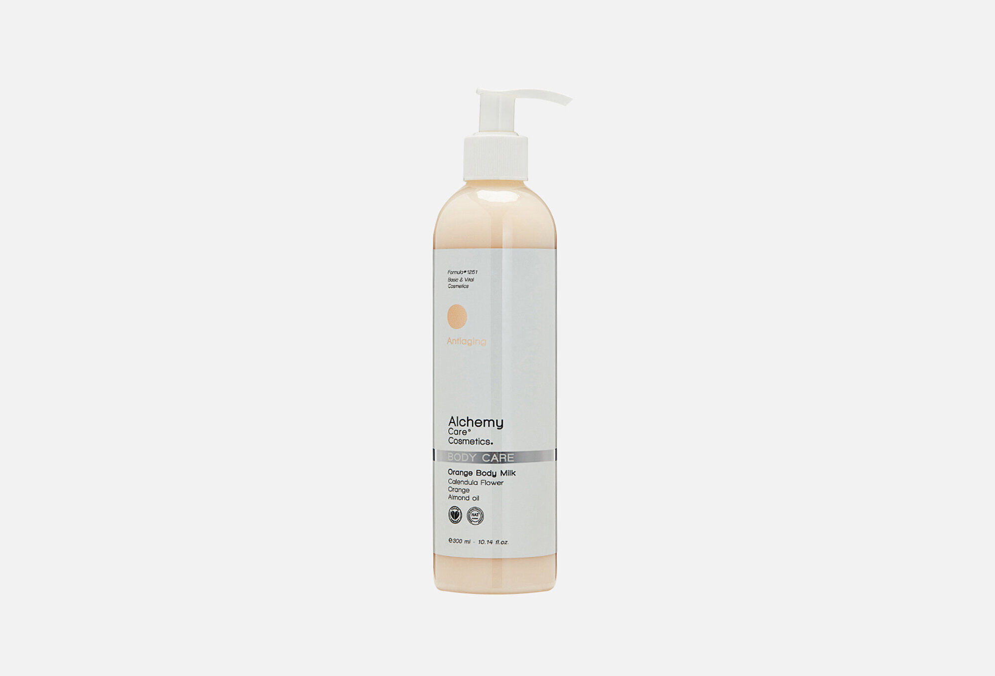 Антивозрастное молочко для тела ALCHEMY CARE Orange body milk 300 мл