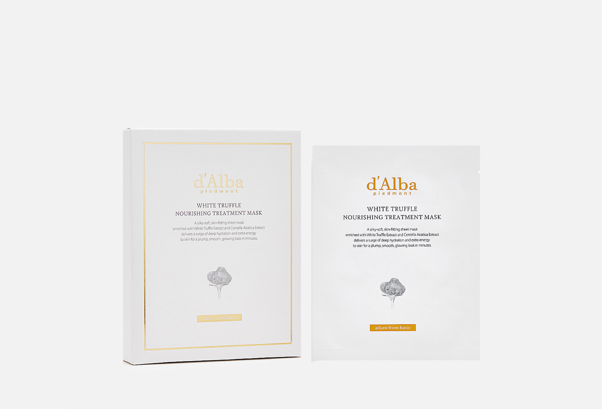 Набор питательных масок для лица D'ALBA White Truffle Nourishing Treatment Mask белый