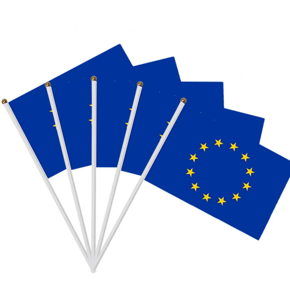 5 шт. флаг ЕС Candiway 14*21 см