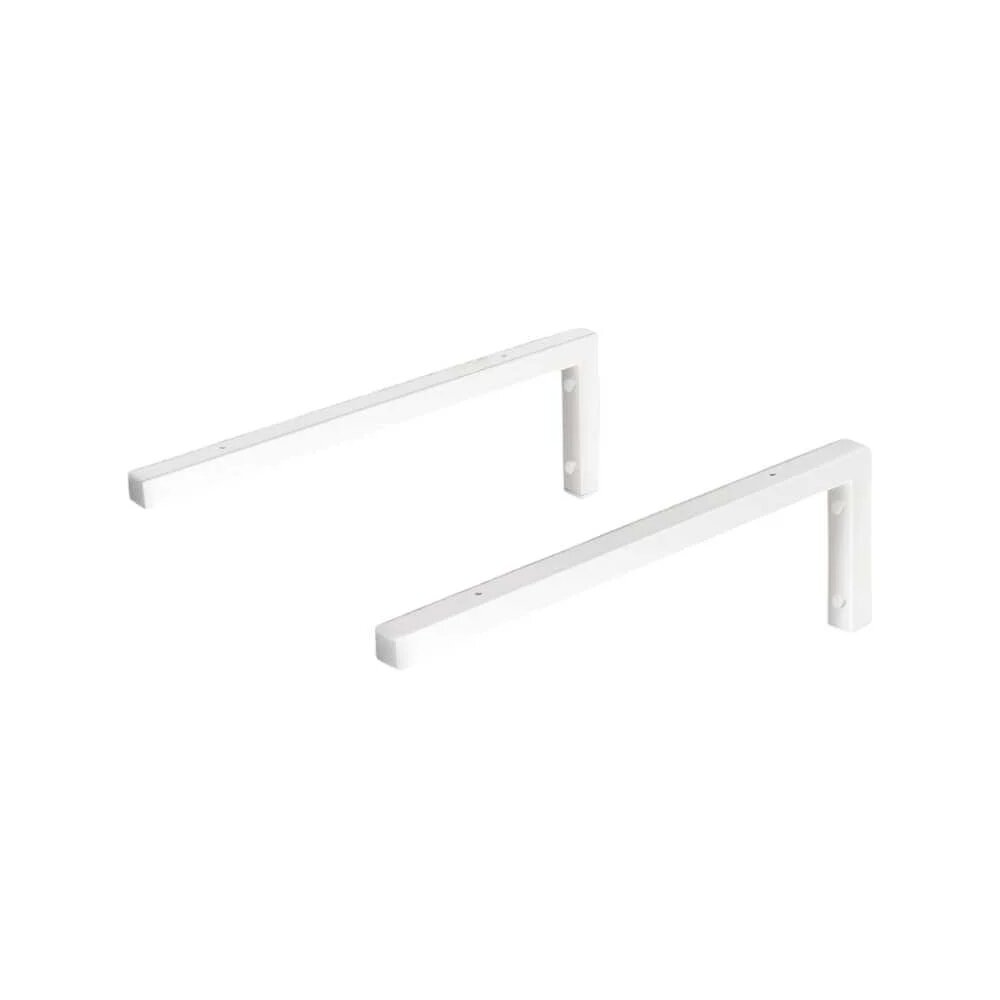 Primo&Mensa Кронштейн металлический Г-образный 15x45. Цвет белый. PM-GD1.1.9003MG