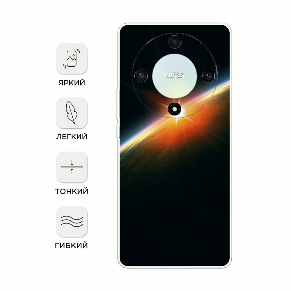Силиконовый чехол на Honor X9A / Хонор X9A с принтом "Космос 9" — фото 1
