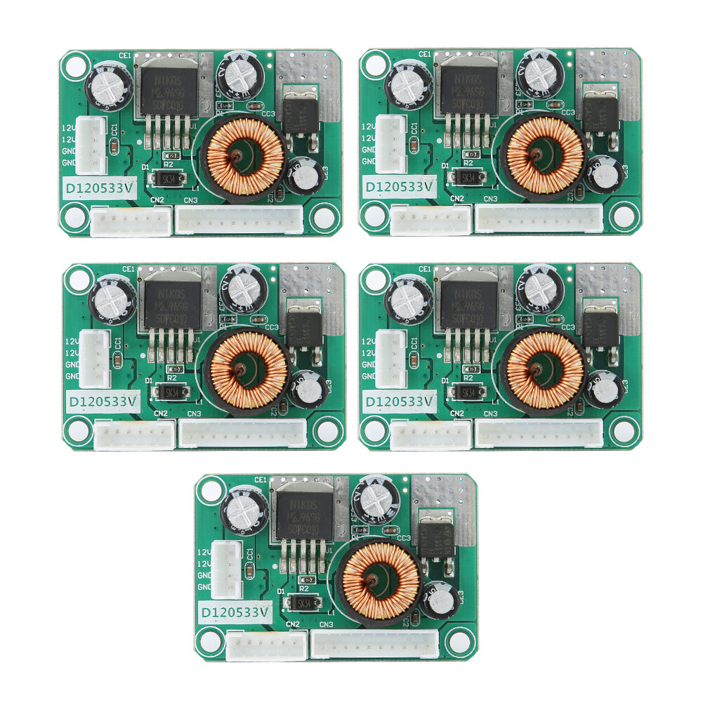 5 шт. DC понижающий модуль 12 В до 5 В 3,3 В 3 А высокоэффективный стабилизатор напряжения питания для ЖК-платы