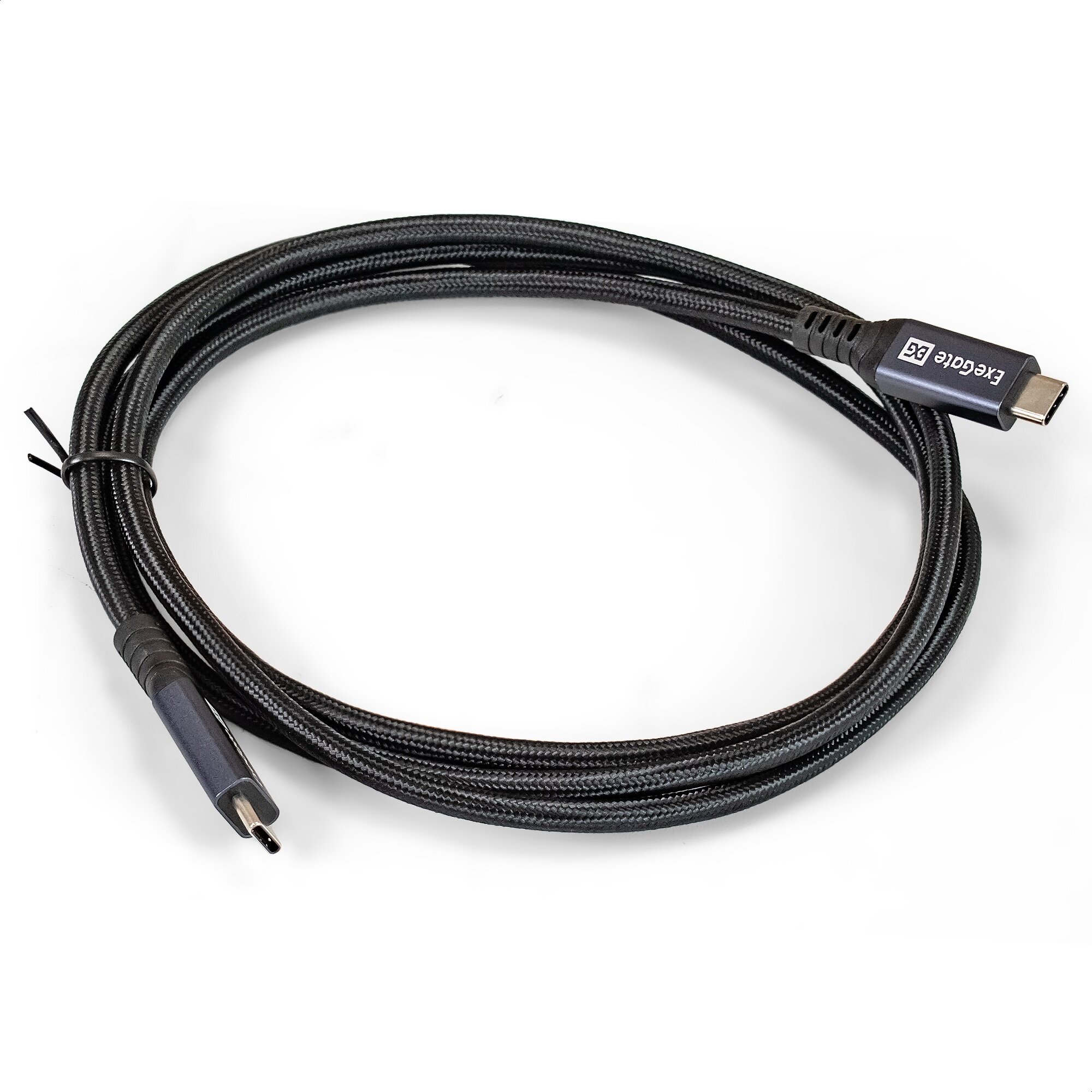 Кабель для зарядки Type-C - Type-C 240W 40Gbit/s ExeGate EX-CCP-USB4-CMCM-QC-1.5 (USB4 USB Type Cm/Cm, 40Gbit/s, 5A, 240W, PD3.1/QC4.0, 1,5м) EX298077RUS