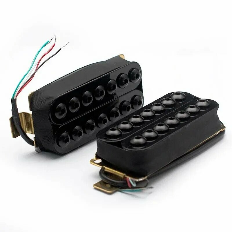 Детали для гитары с 7-струнной электрогитарой, двойной катушкой, большим шестигранным регулируемым винтом, раздельным звукорежиссером, выходом N8.5K / B14K