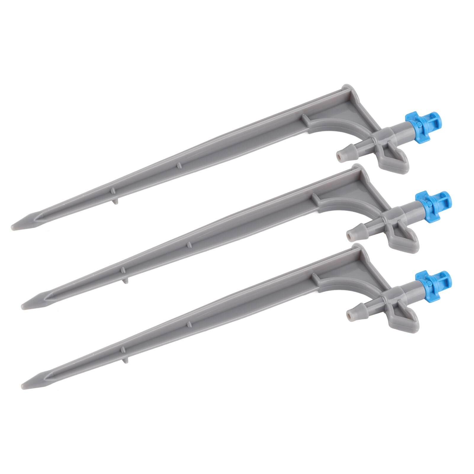 20 шт./пакет капельница для орошения с вставкой для земли, капельное орошение фруктовых деревьев для садоводства, 90 градусов (синий)