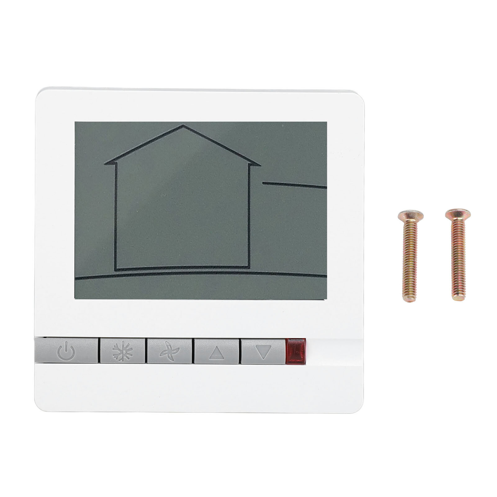 Цифровой интеллектуальный термостат с ЖК-экраном, бесщеточный вентилятор, термостат для умного дома, регулятор температуры для отопления помещений