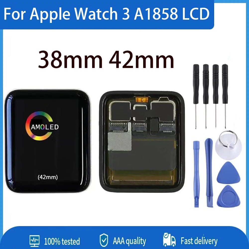 Экран в сборе AMOLED Apple Watch Series 3 38mm LTE
