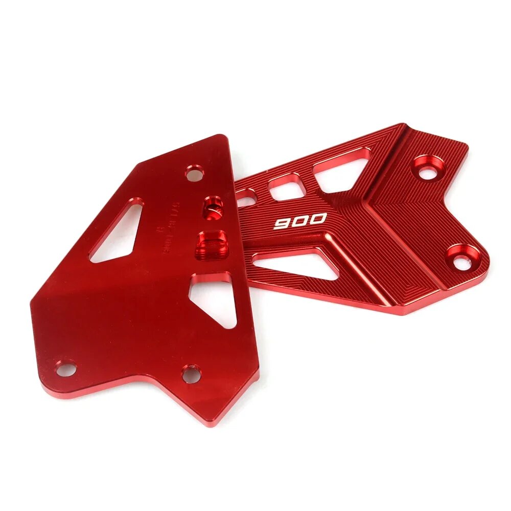 Комплект Задних Подножек Из Алюминия Для Мотоцикла CNC FootPeg Для KAWASAKI Z900 Красный, Red