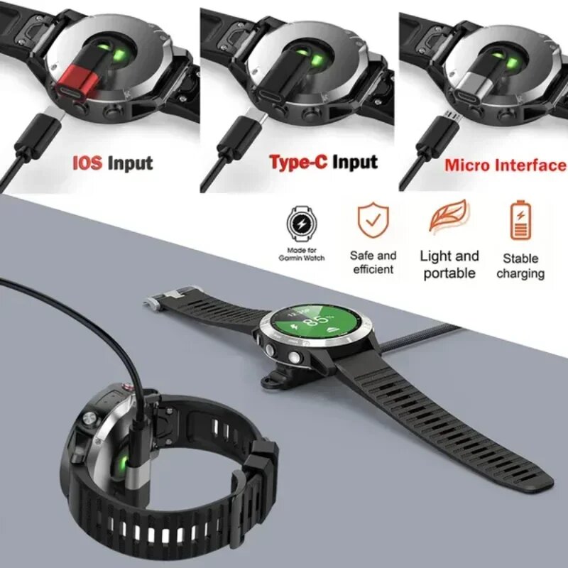Micro USB адаптер для Garmin Grey — фото 1