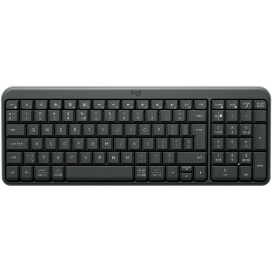 Клавиатура Logitech K250 Compact беспроводная графит