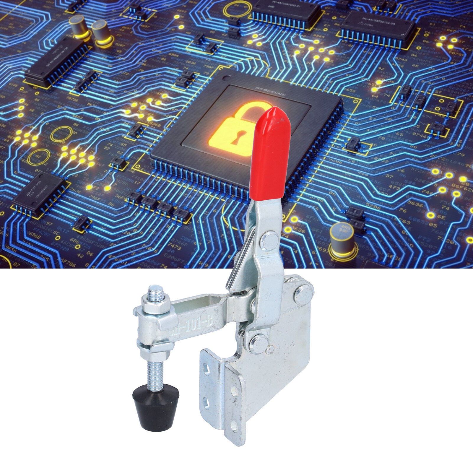 Быстросъемный сварочный зажим GH 101 B Крепежное оборудование, зажимное усилие 100 кг