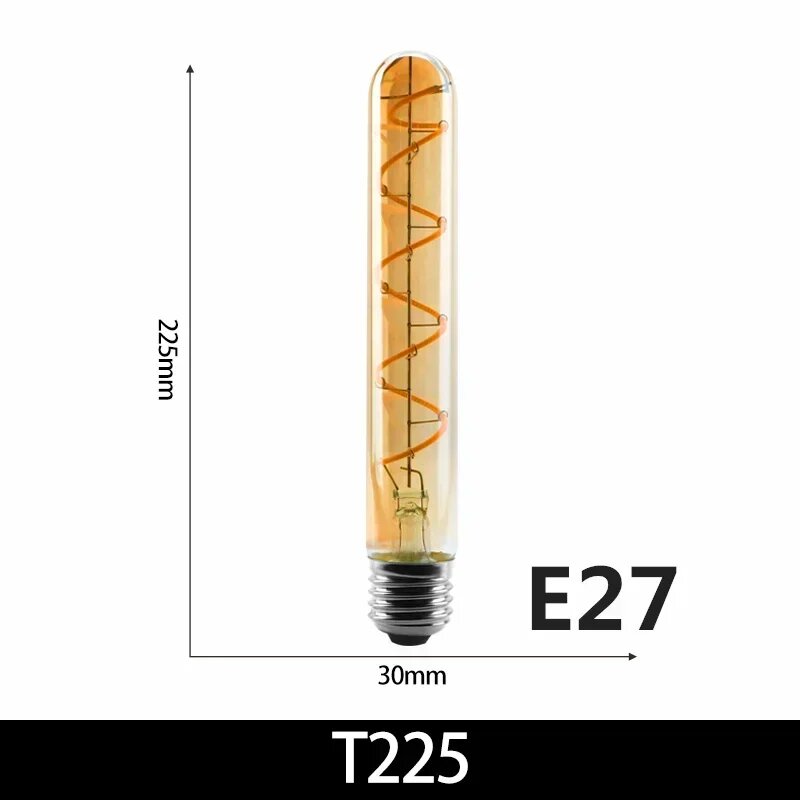 Лампочка Эдисон T225, E27, 225mm