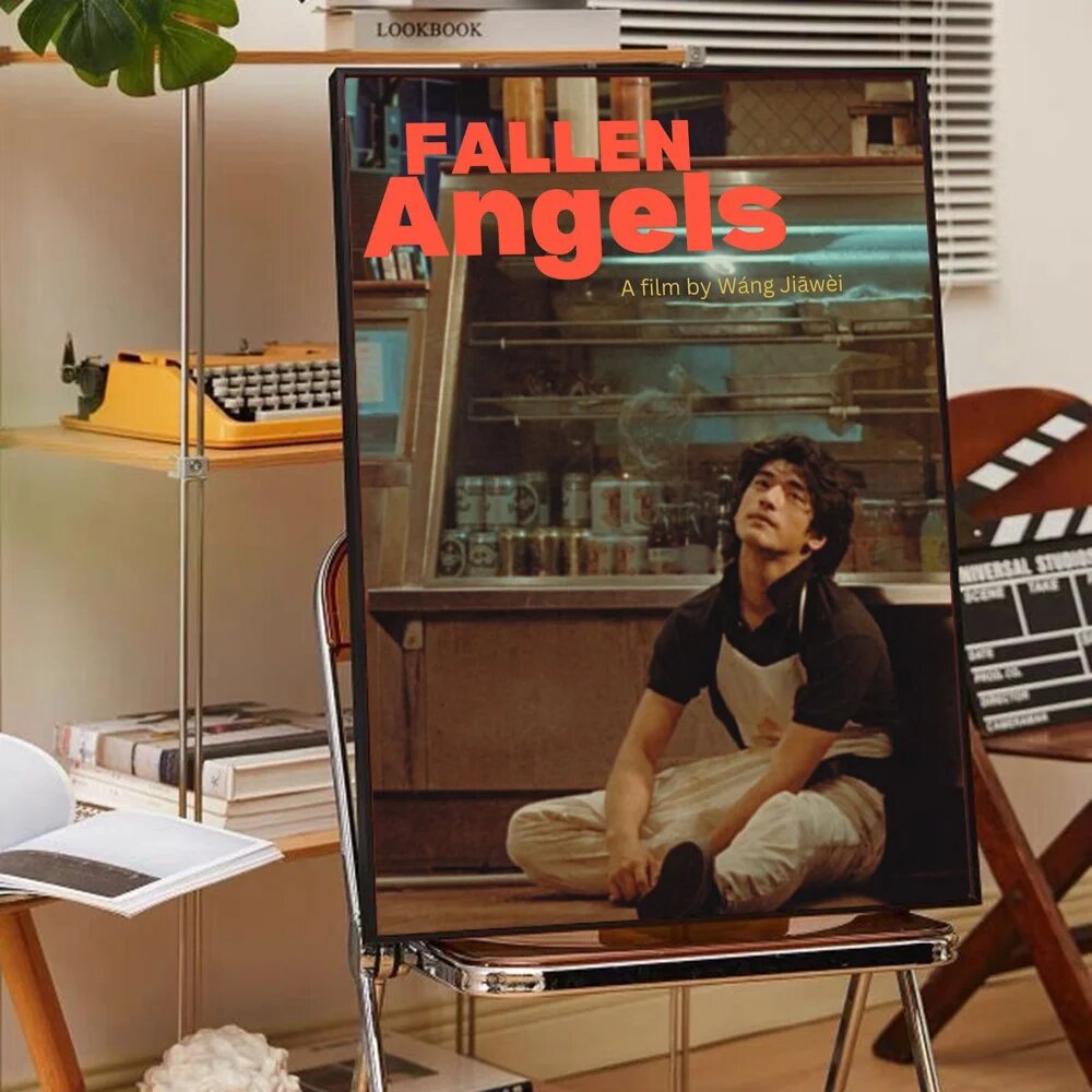 Винтажный постер «Падшие ангелы» 1995 года Potdemiel HEI-2, 30x40cm No Frame