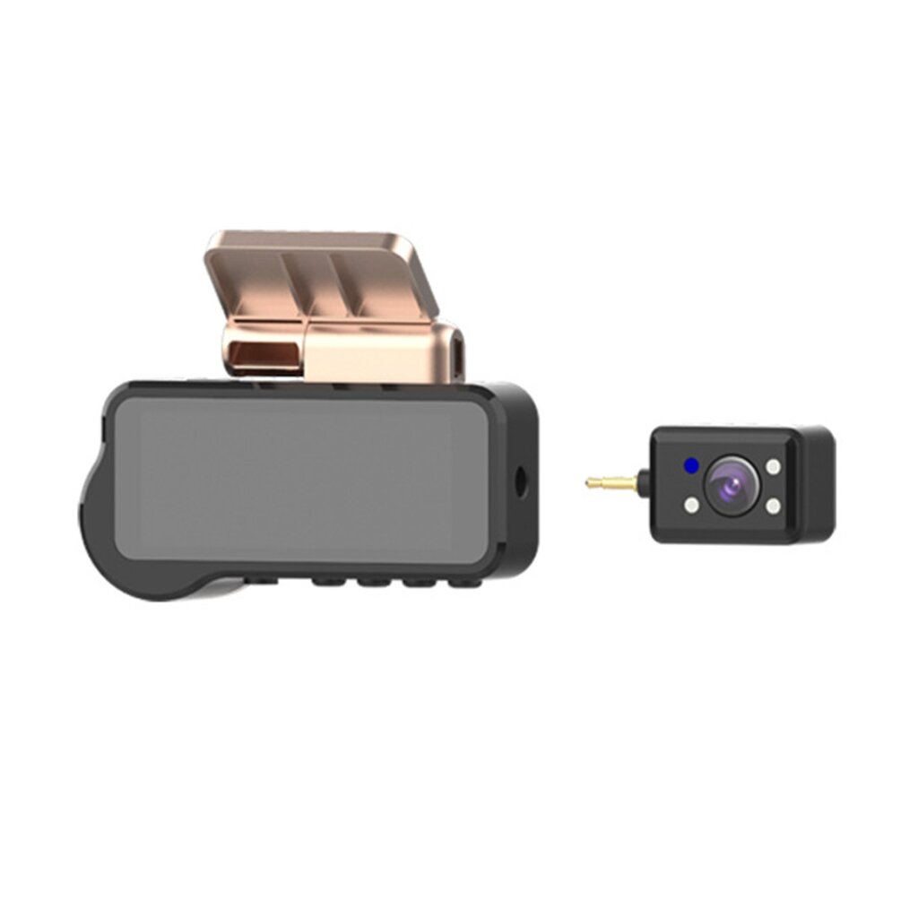 3,16 "1080P Двухобъективный автомобильный видеорегистратор Dash Cam Видеокамера Рекордер заднего вида Dashcam