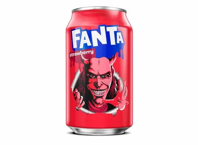 Газированный напиток Fanta Strawberry Helloween 355мл (США)