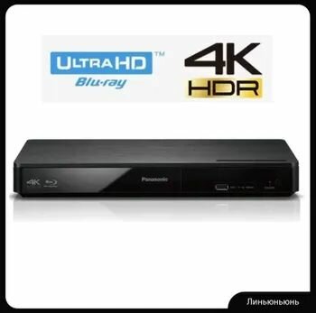Проигрыватель компакт-дисков Panasonic DMP-BDT270GK Blu-ray 4k HD 3D поддерживает USB для воспроизведения видео по сети